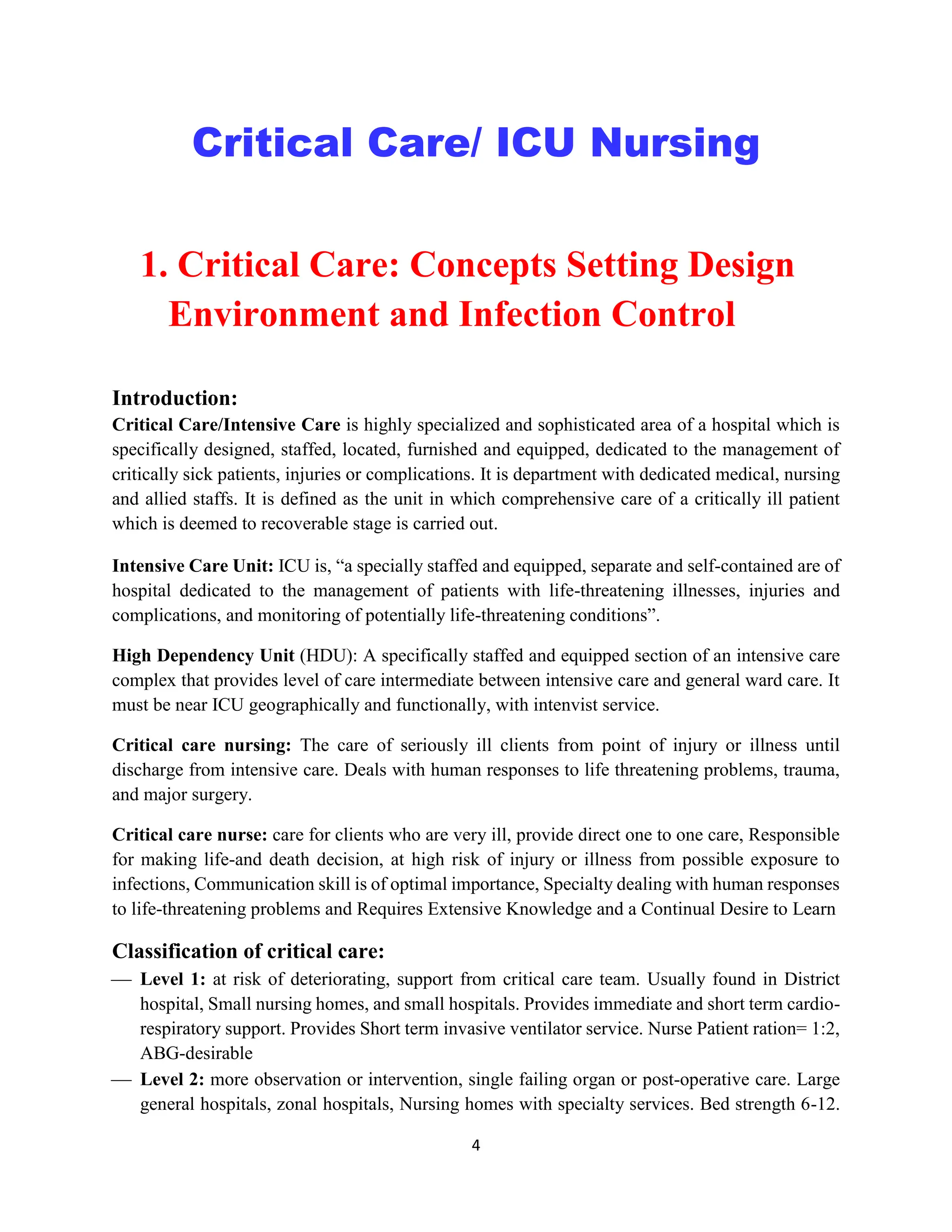 Text Book of Critical Care Nursing ICU NURSING | PDF