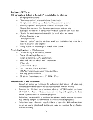 Text Book of Critical Care Nursing ICU NURSING | PDF