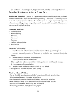 Text Book of Critical Care Nursing ICU NURSING | PDF