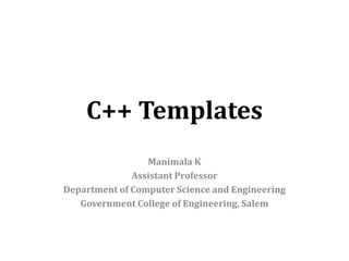4.1 C++ Template for engineering course. Learn easily | PPT