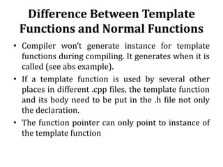 4.1 C++ Template for engineering course. Learn easily | PPT