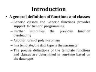 4.1 C++ Template for engineering course. Learn easily | PPT