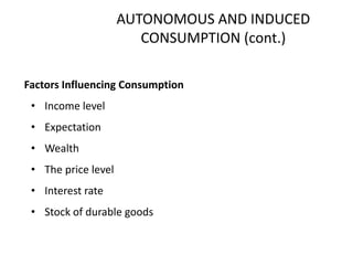 4. NATIONAL INCOME DETERMINATION FOR MACROECONOMICSpptx | PPT