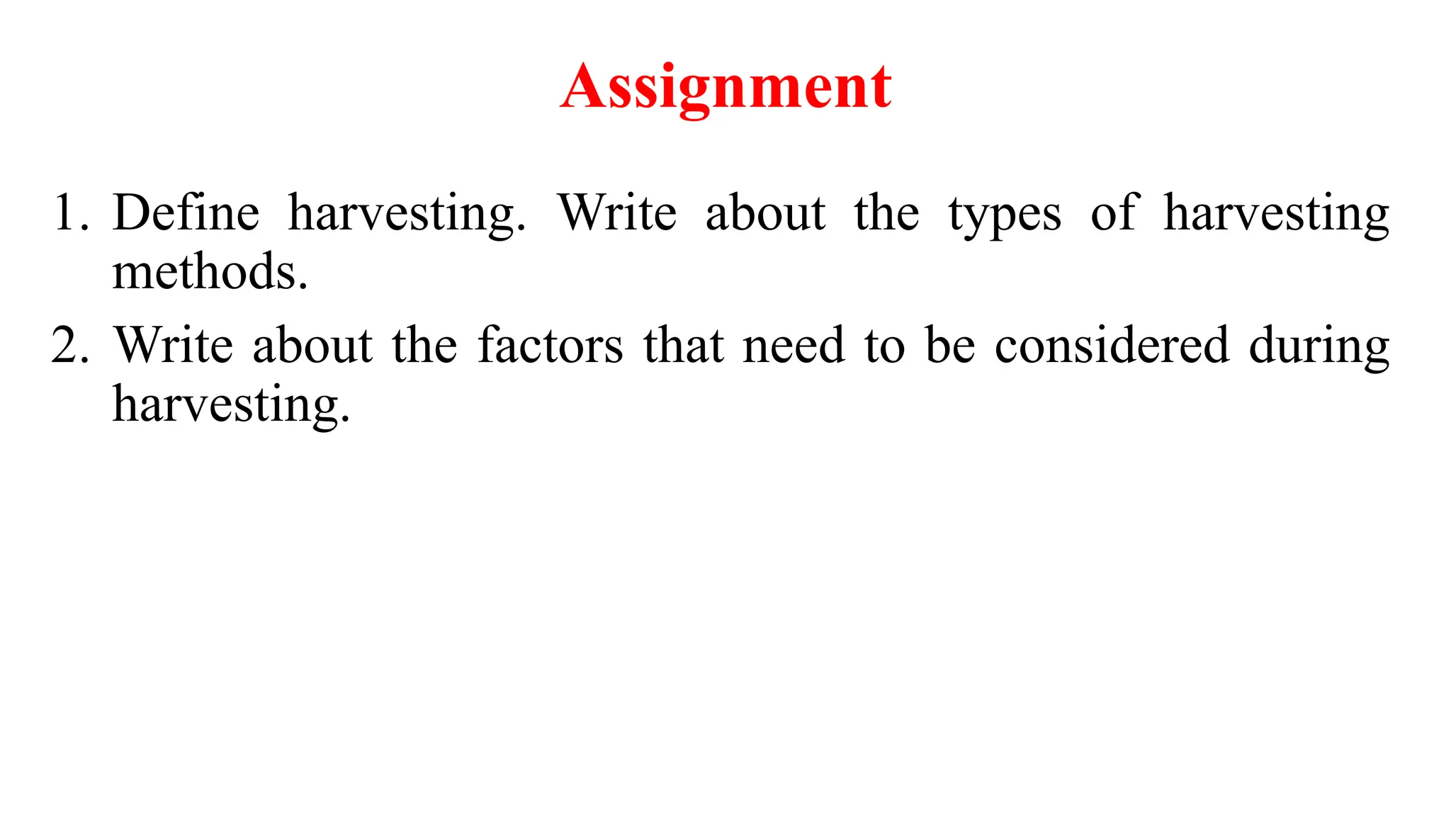 4. Harvesting of fruits and vegetables.pptx