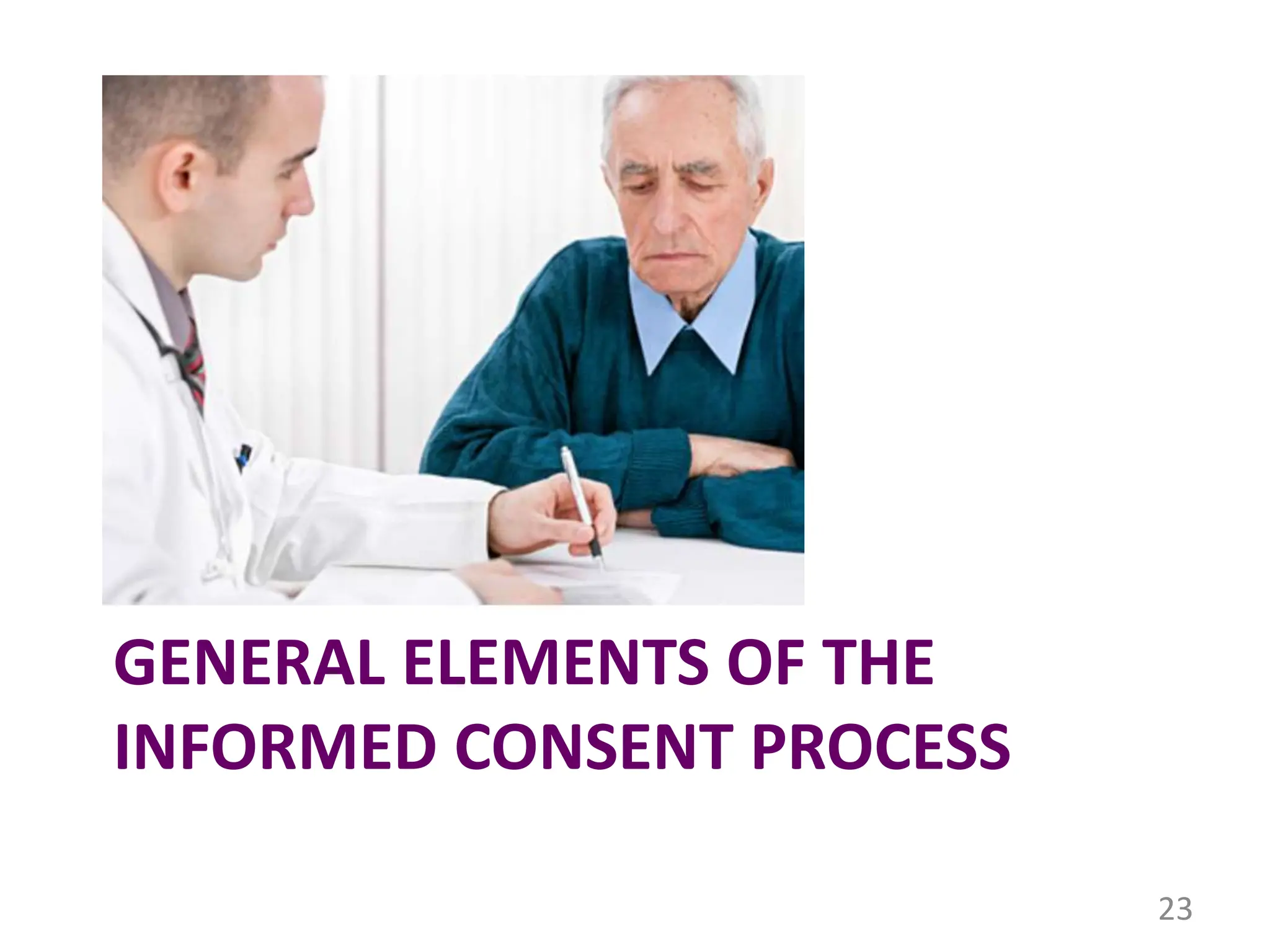 GCP Lecture The Informed Consent Process | PPTX