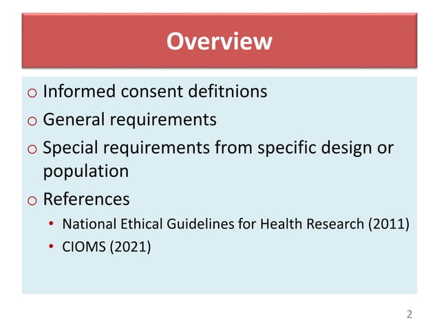 GCP Lecture The Informed Consent Process | PPT