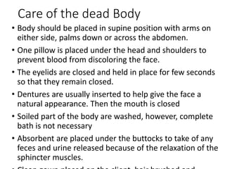 last Office Nursing Foundations Chapter Death | PPTX