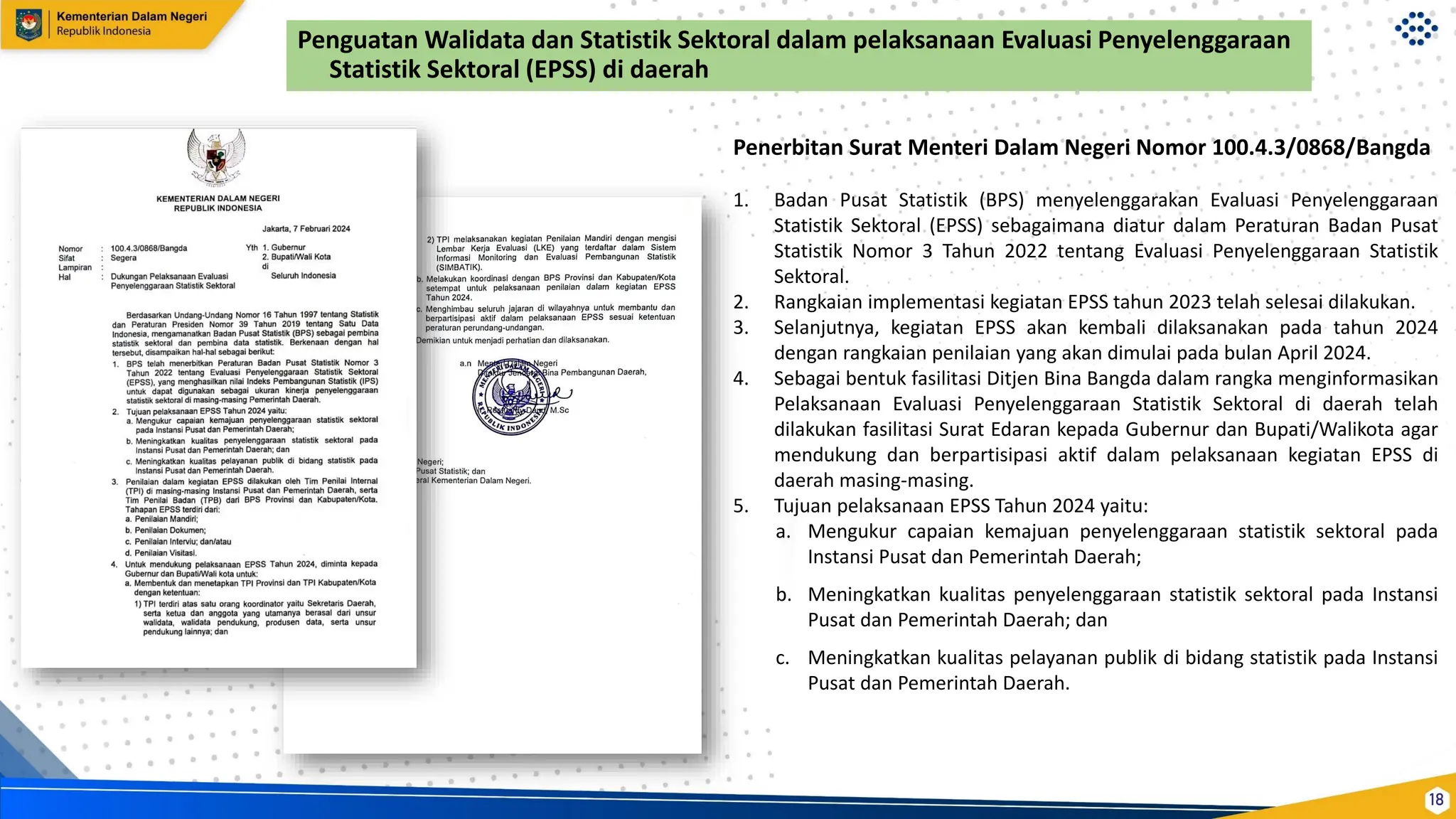 Pemanfaatan Data Statistik Sektoral Pada E-Walidata SIPD | PDF