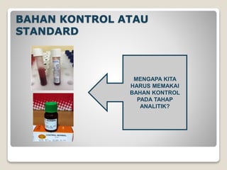 ANALITIK PEMERIKSAAN DI LABORATORIUM.pptx | Free Download