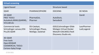 4. Virtual screening for drug discovery.pptx