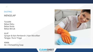 4. metode dalam housekeeping training pptx | PPTX