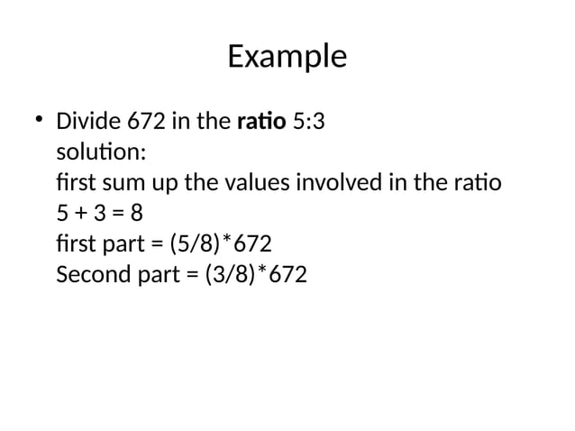 Fraction and Ratio Calculation for Prelims | PPT