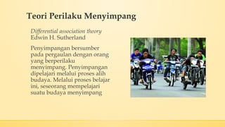 PPT Perilaku Menyimpang di dalam kehidupan | PPTX