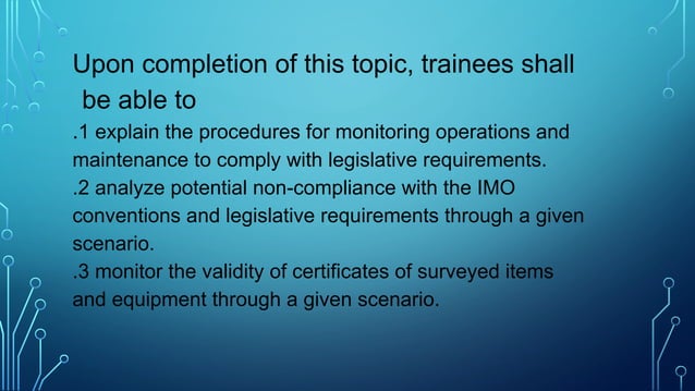 4. Certificates needed by ship onboard guide | PPT