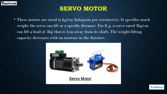 4. Working with different Actuators System - Dc Motor, Servo, and Stepper Motors.pptx ...