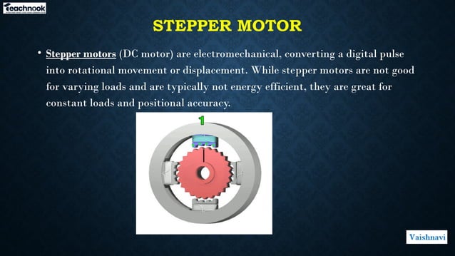 4. Working with different Actuators System - Dc Motor, Servo, and Stepper Motors.pptx ...