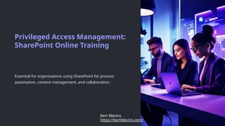 The Importance of SharePoint Online Training for Business Efficiency | PPT