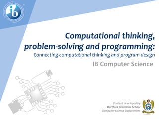 Programacion ib secuencia de aprendizaje | PPT