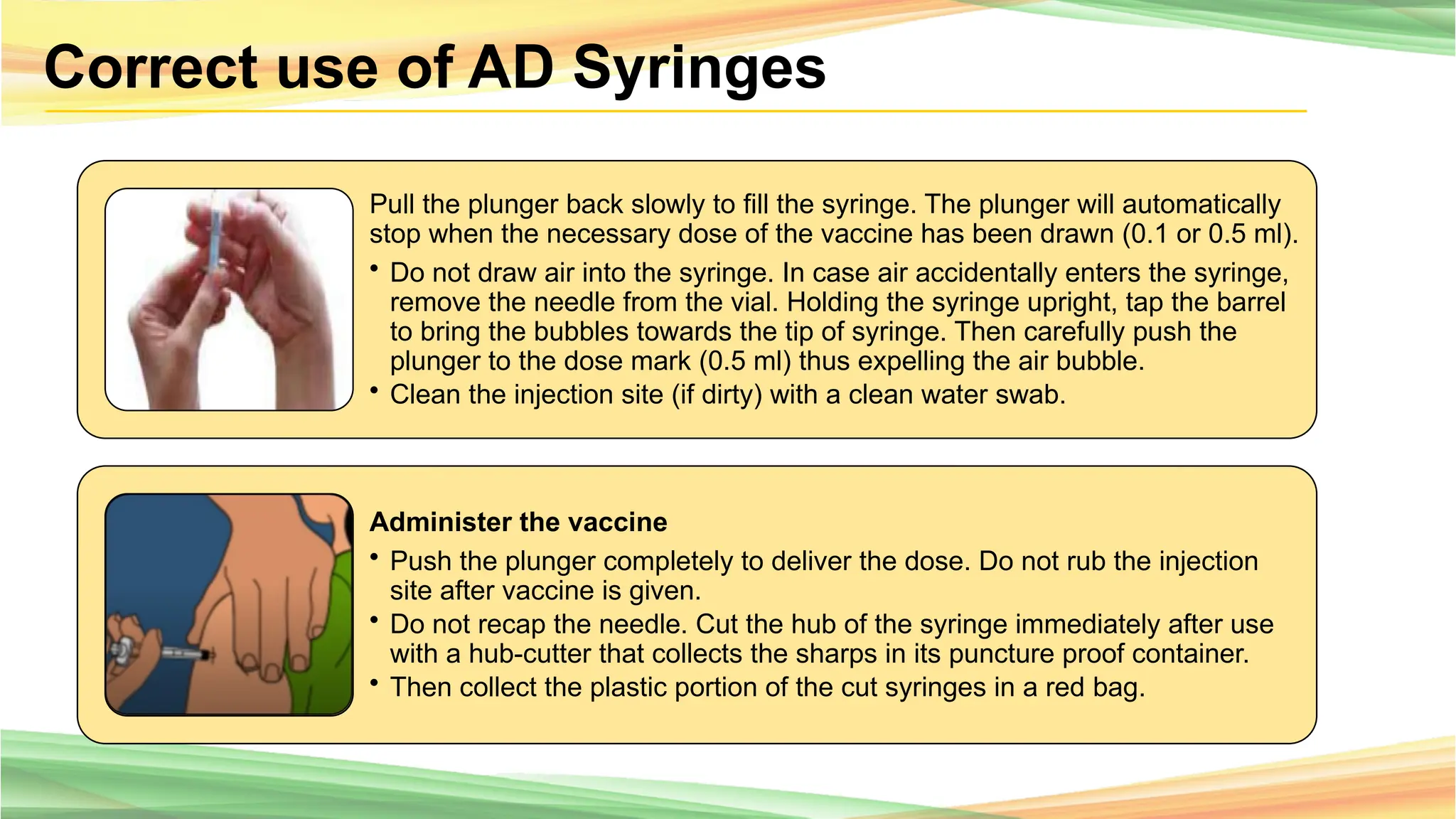 4. Safe Injection and Immunization waste management.pptx