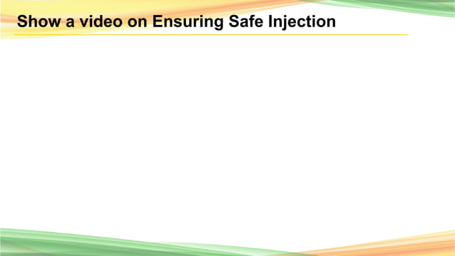 4. Safe Injection and Immunization waste management.pptx | Infectious ...