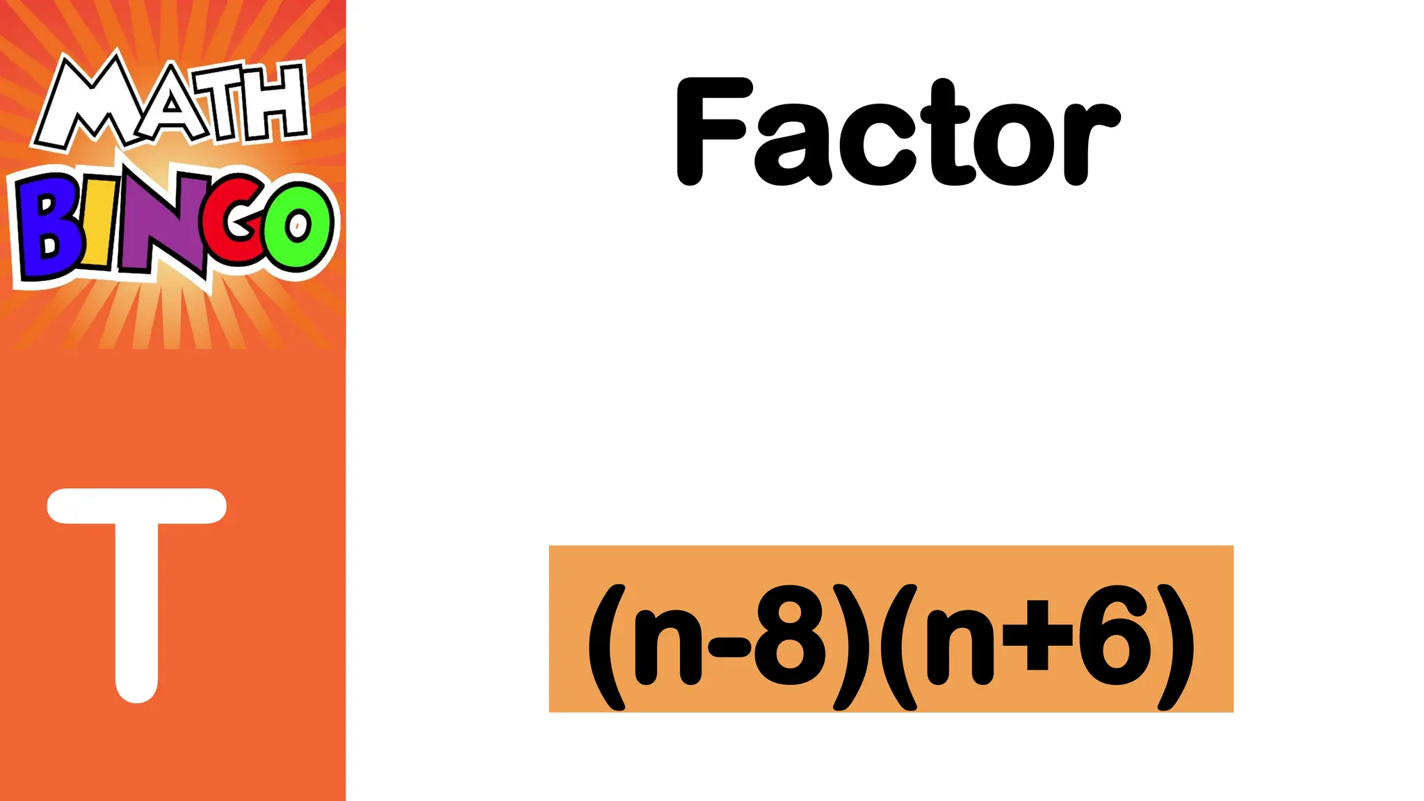 4. MATH BINGO FACTOR.pptx mathematics activity | PPTX