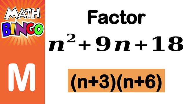 4. MATH BINGO FACTOR.pptx mathematics activity | PPTX