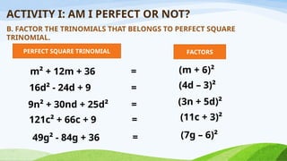 4. FACTORING NOT PST A=1.pptx MATHEMATICS | PPTX