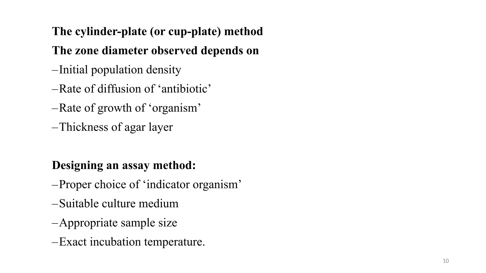 Microbiological assays: General Methods | PPTX