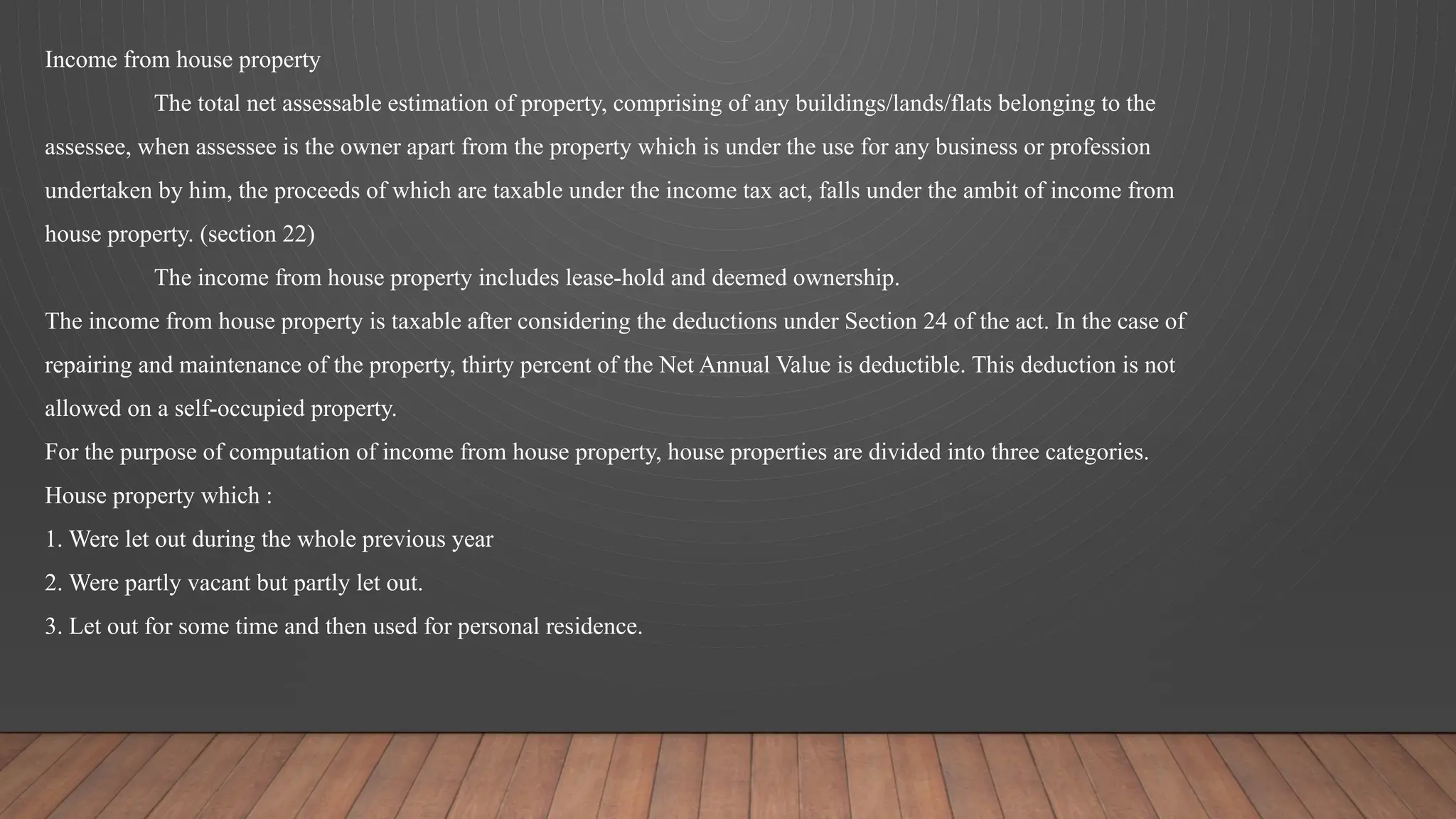 Computation of Total Income under Various Heads | PPTX