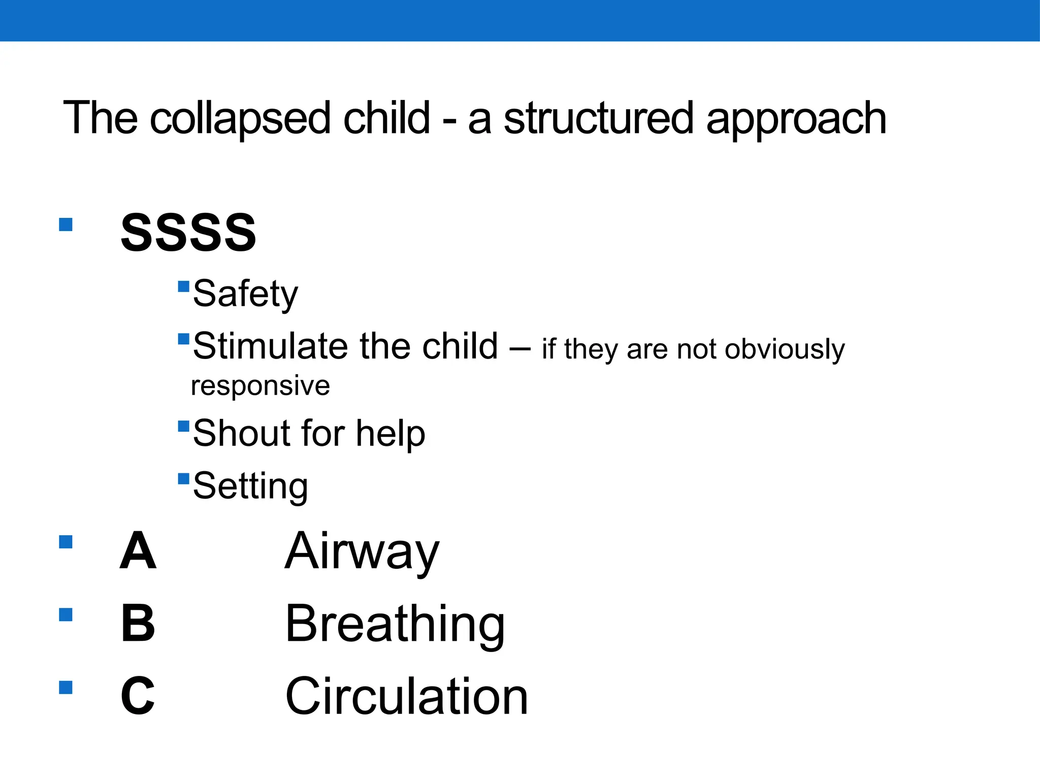 4. Basic Life Support in the Collapsed Infant and Child 2020.pptx