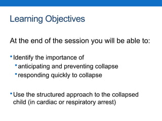 4. Basic Life Support in the Collapsed Infant and Child 2020.pptx