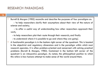 4. Research Philosophy best understandin | PPTX