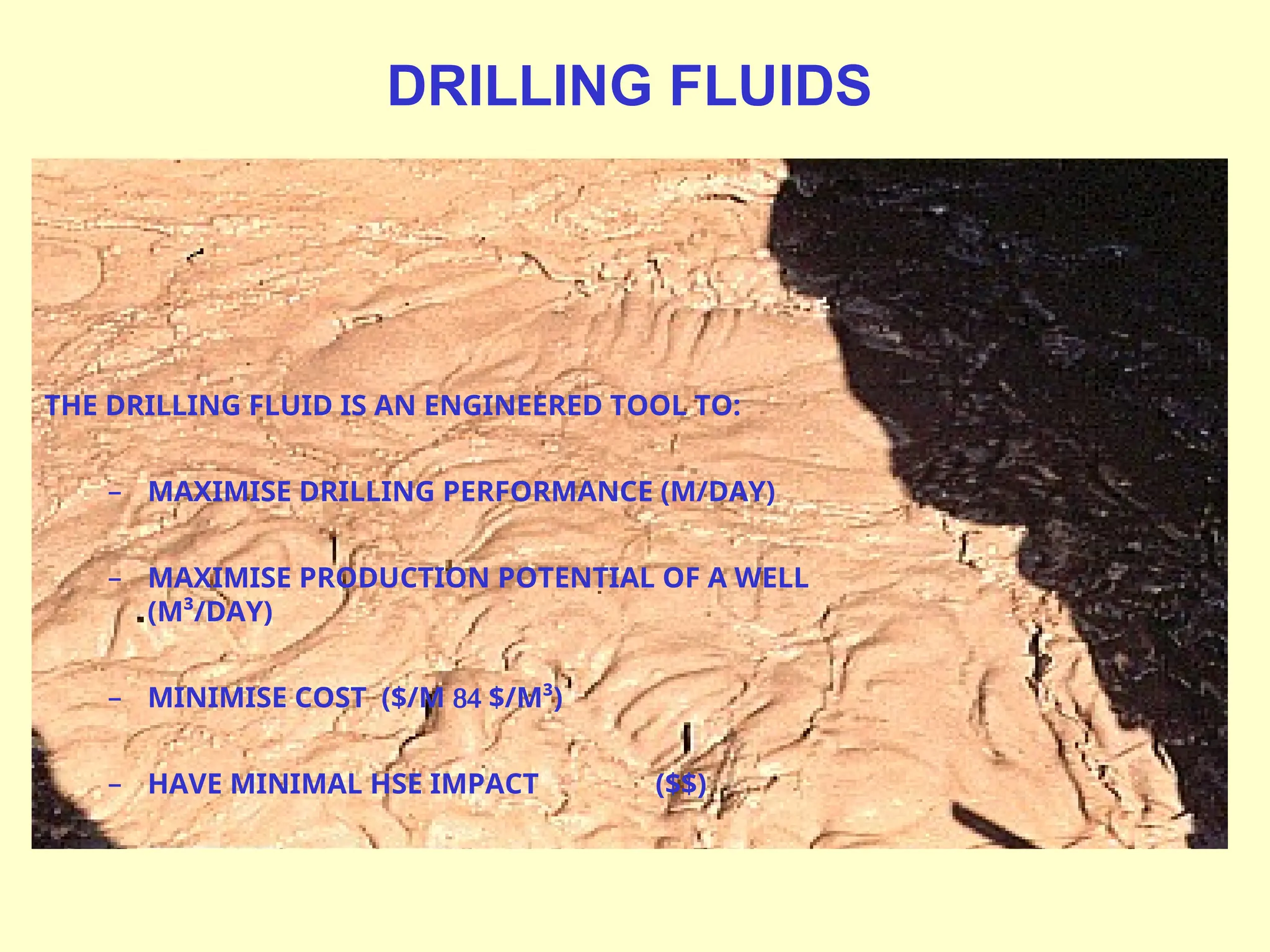 drilling fluids at drilling rigs and cement | PPT