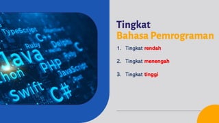 Dasar-Dasar Pemrograman - 4 Bahasa Pemrograman C | PPT