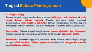 Dasar-Dasar Pemrograman - 4 Bahasa Pemrograman C | PPT | Free Download