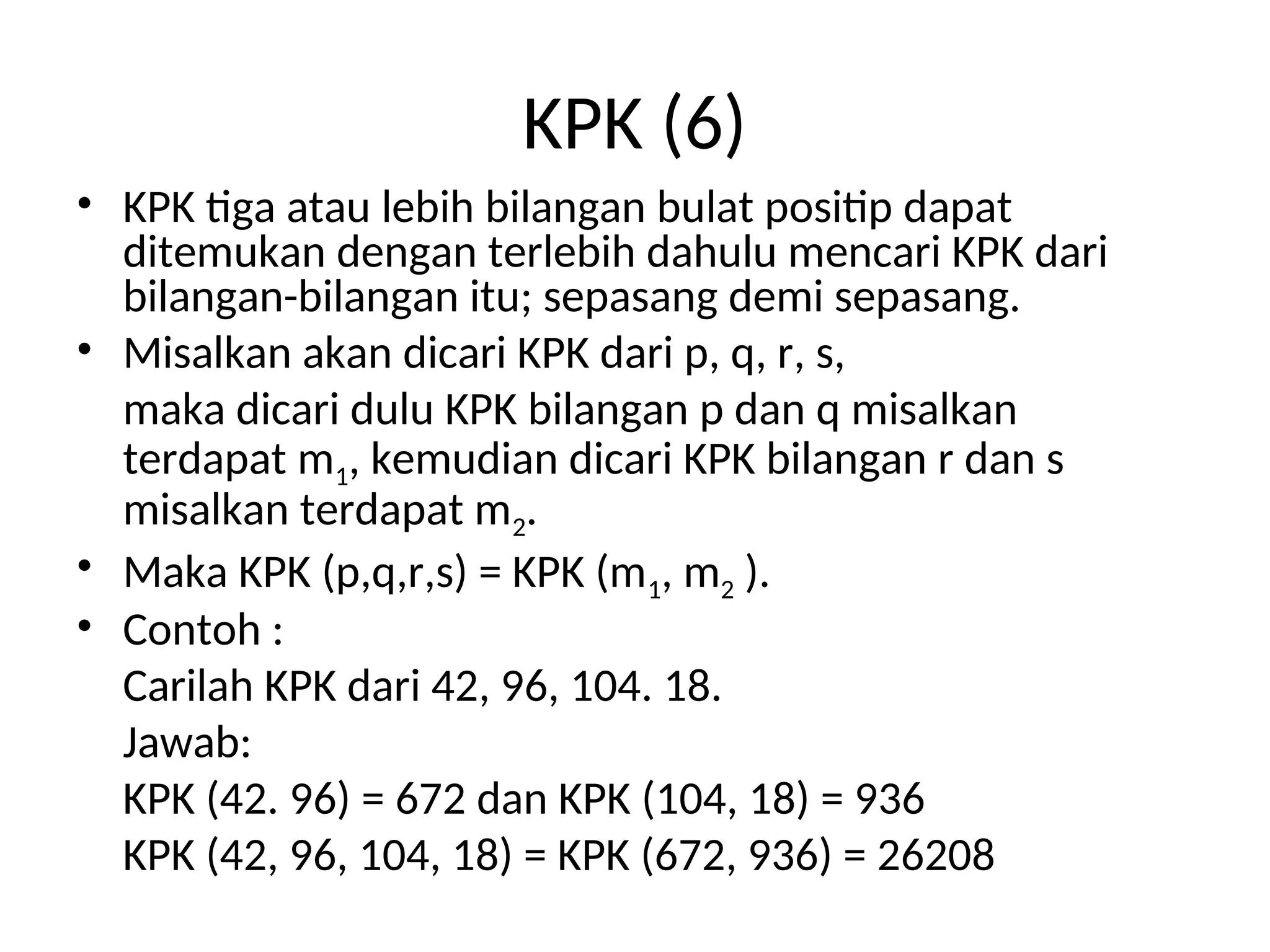 Materi Faktor Persekutuan Besar-dan-KPK.ppt