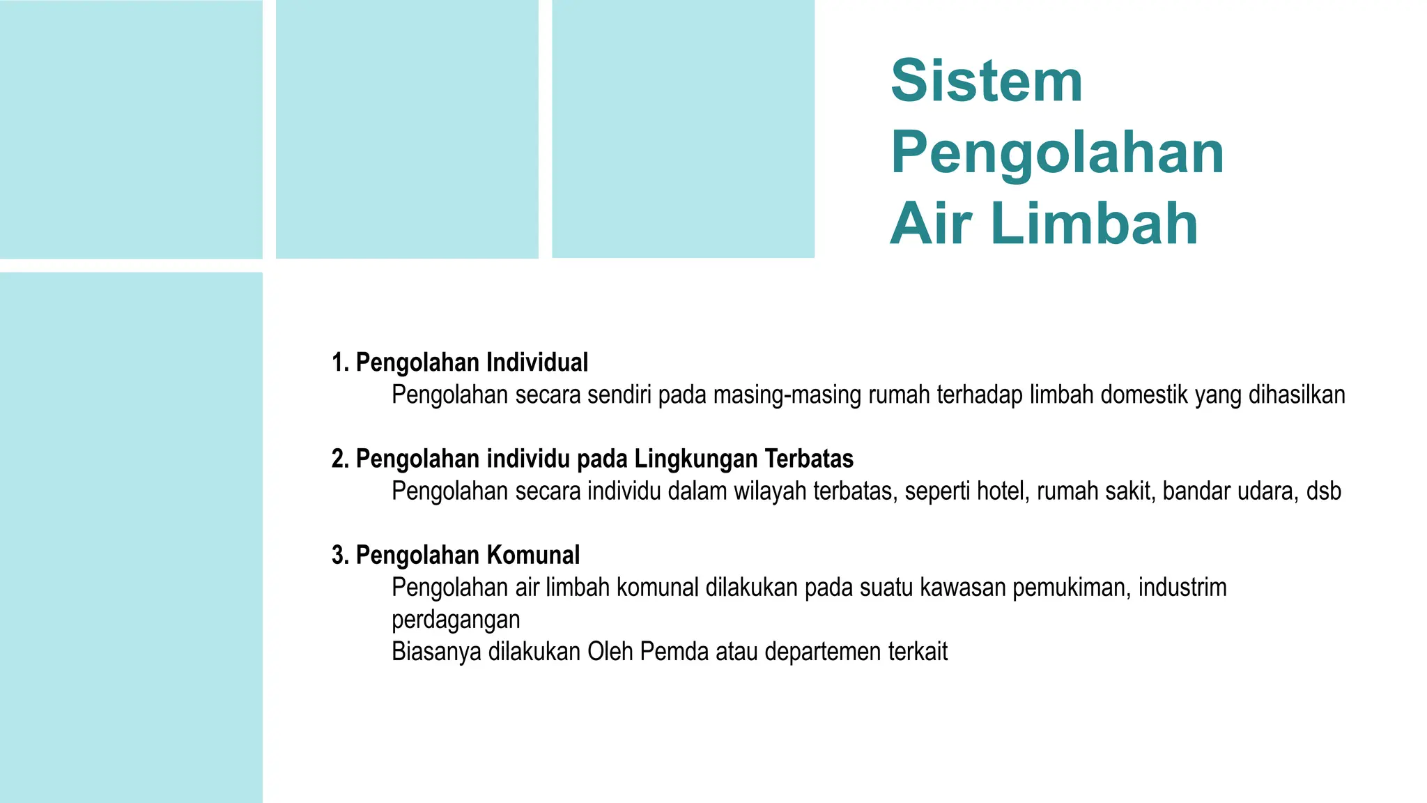 Pengolahan Sampah dan Air Limbah. industri pariwisata dan perhotelan | PDF