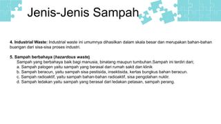 Pengolahan Sampah dan Air Limbah. industri pariwisata dan perhotelan | PDF