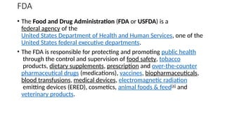 4. fda.pptx by dr mugudde nuru pharmaceutics | PPTX | Pharmaceutical ...