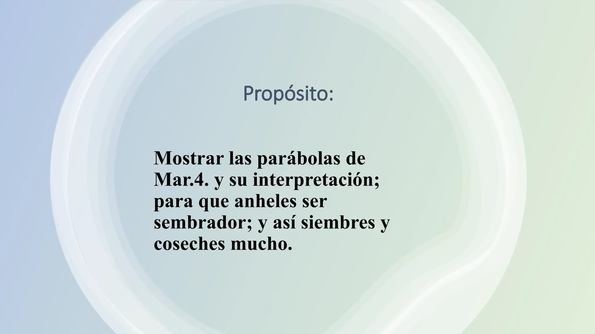 4. Parábolas (de Jesús según el evangelio de Marcos) | PPTX