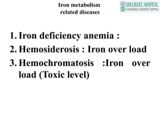 Iron Metabolism for Laboratory medicine and nursing.pptx