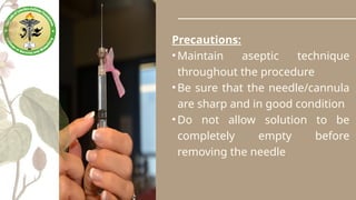 Intravenous Infusion Procedure for Demonstration | PPT