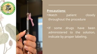 Intravenous Infusion Procedure for Demonstration | PPT
