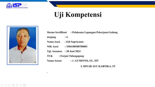 4. Edi Supriyanto pelaksana lapangan pekerjaan gedung.pptx
