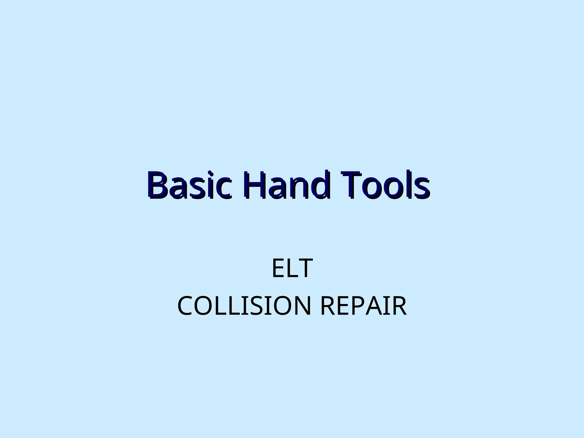 Basic Hand Tools in Automotive Technology.ppt