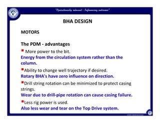 Bottom Hole Assembly Design for downhole drilling of oil and gas wells ...