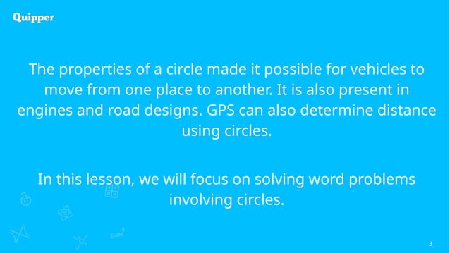 APPLICATION OF CIRCLES IN REAL-LIFE SITUATIONS | PPTX