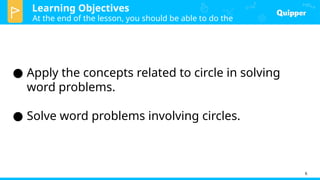 APPLICATION OF CIRCLES IN REAL-LIFE SITUATIONS | PPTX