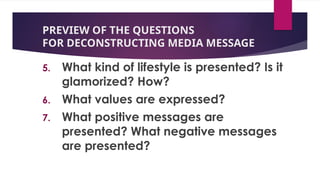 4.MIL Media Literacy (Part 3)- Performance Tasks -Deconstructing Media ...