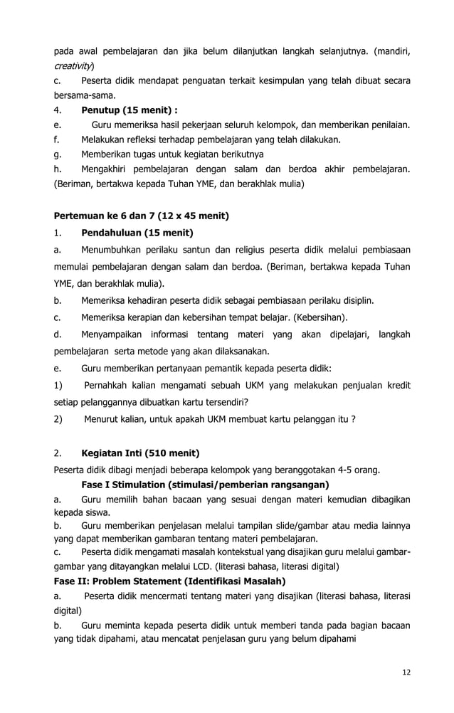 MODUL AJAR KOMPUTER AKUNTANSI Kurikulum Merdeka | PDF